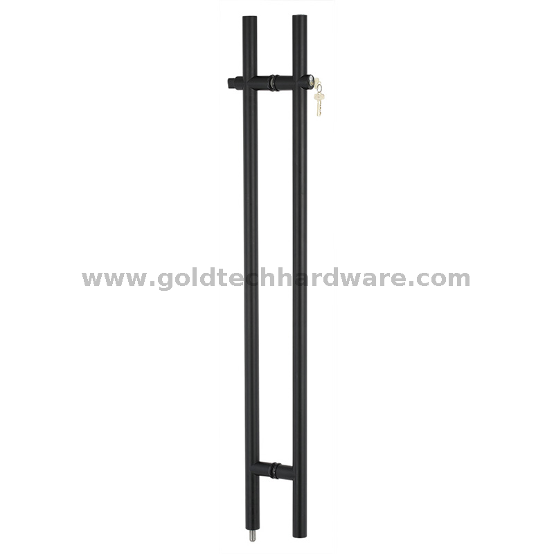 Lockable pull handle B504 - Buy Lockable pull handles, glass door pull ...
