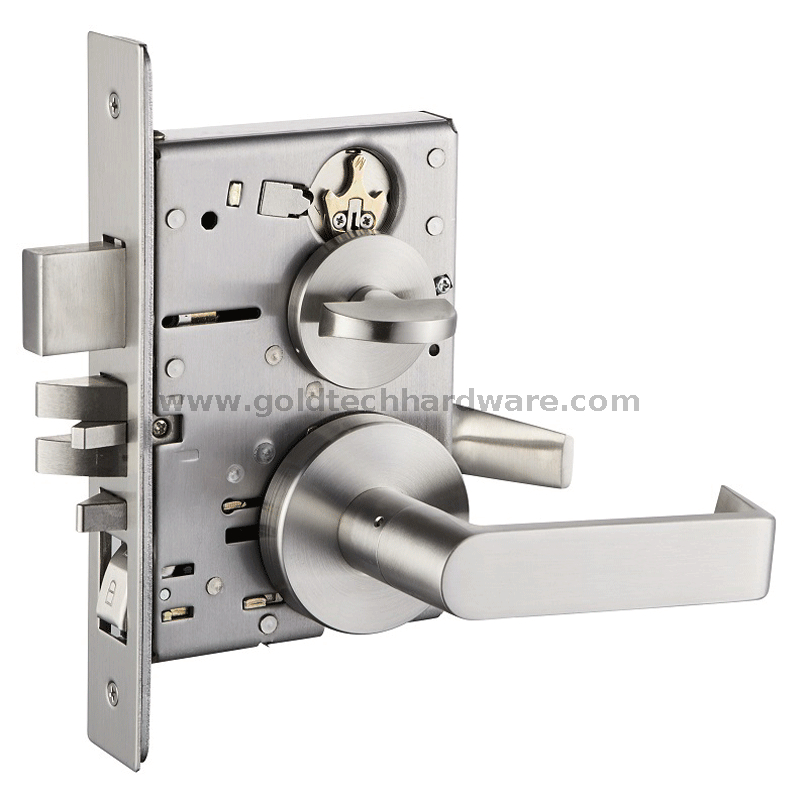 F20 Entry ANSI/BHMA A156.13 UL Certified Mortise And Tenon Lock Sleeve ...