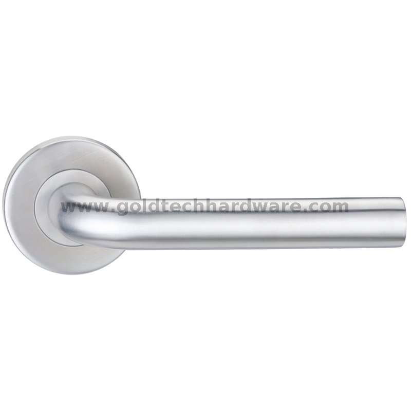 L Shape Stainless Steel Tube Lever Handle - Buy Tube Lever Handle ...